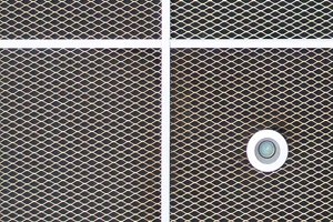 Dalles plafond métal déployé